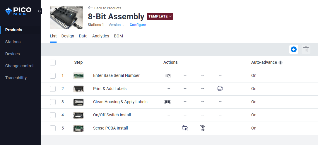 Quickly mass update work instructions for manual assembly processes